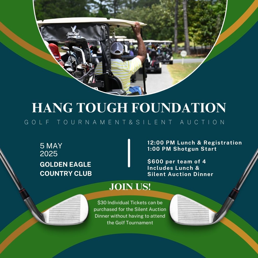Golf Tournament and Silent Auction – Hang Tough Foundation
